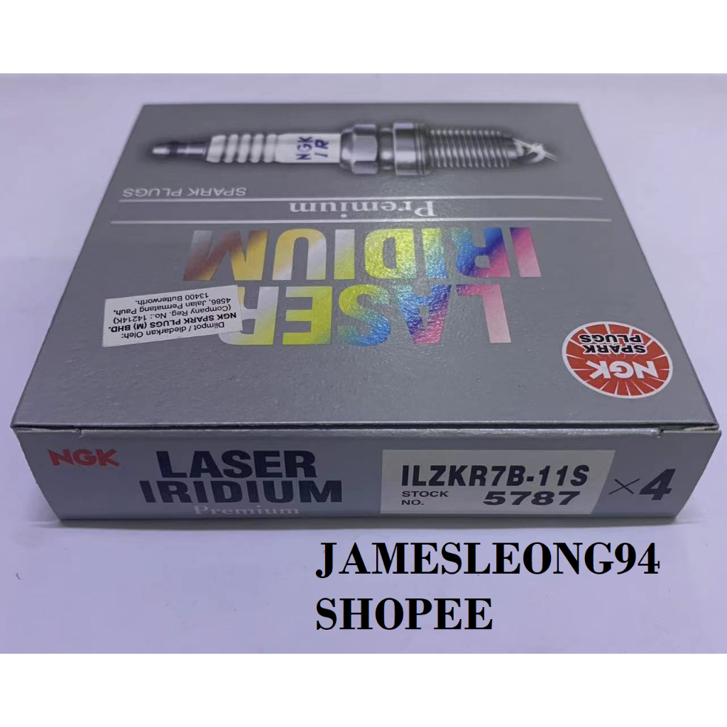 ORIGINAL ILZKR7B11S (5787) NGK LASER IRIDIUM SPARK PLUG HONDA ACCORD CR ...