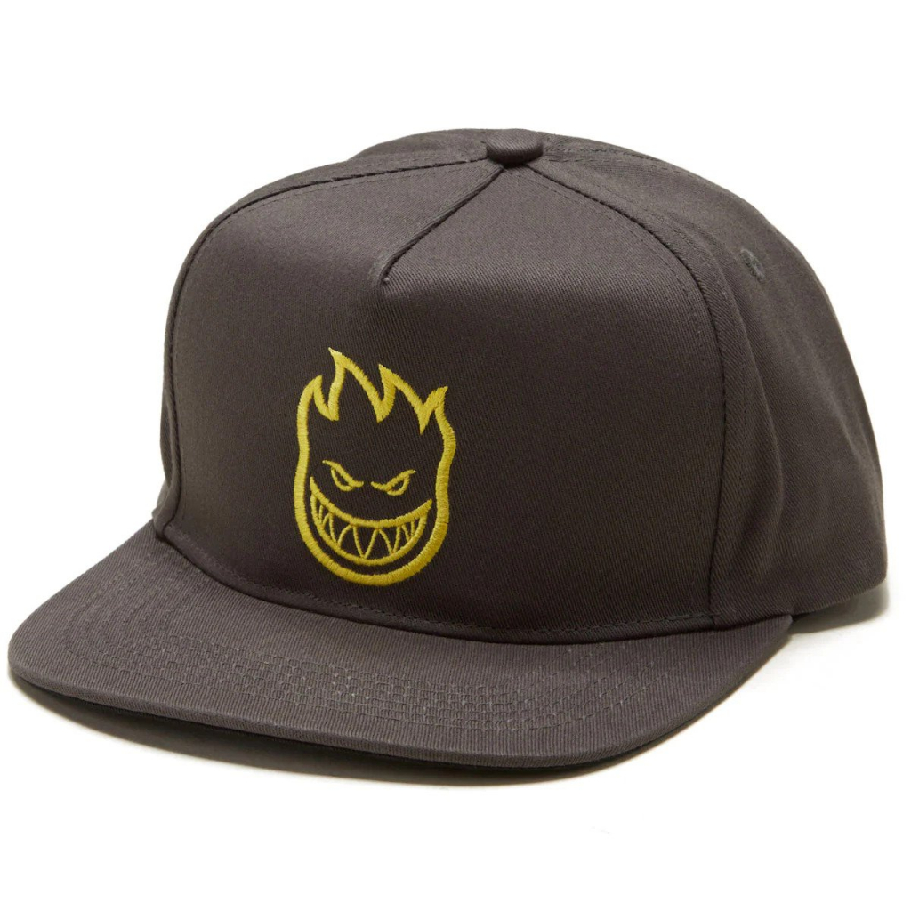 Spitfire Bighead Hat ( Charcoal/Yellow ) | Shopee Malaysia