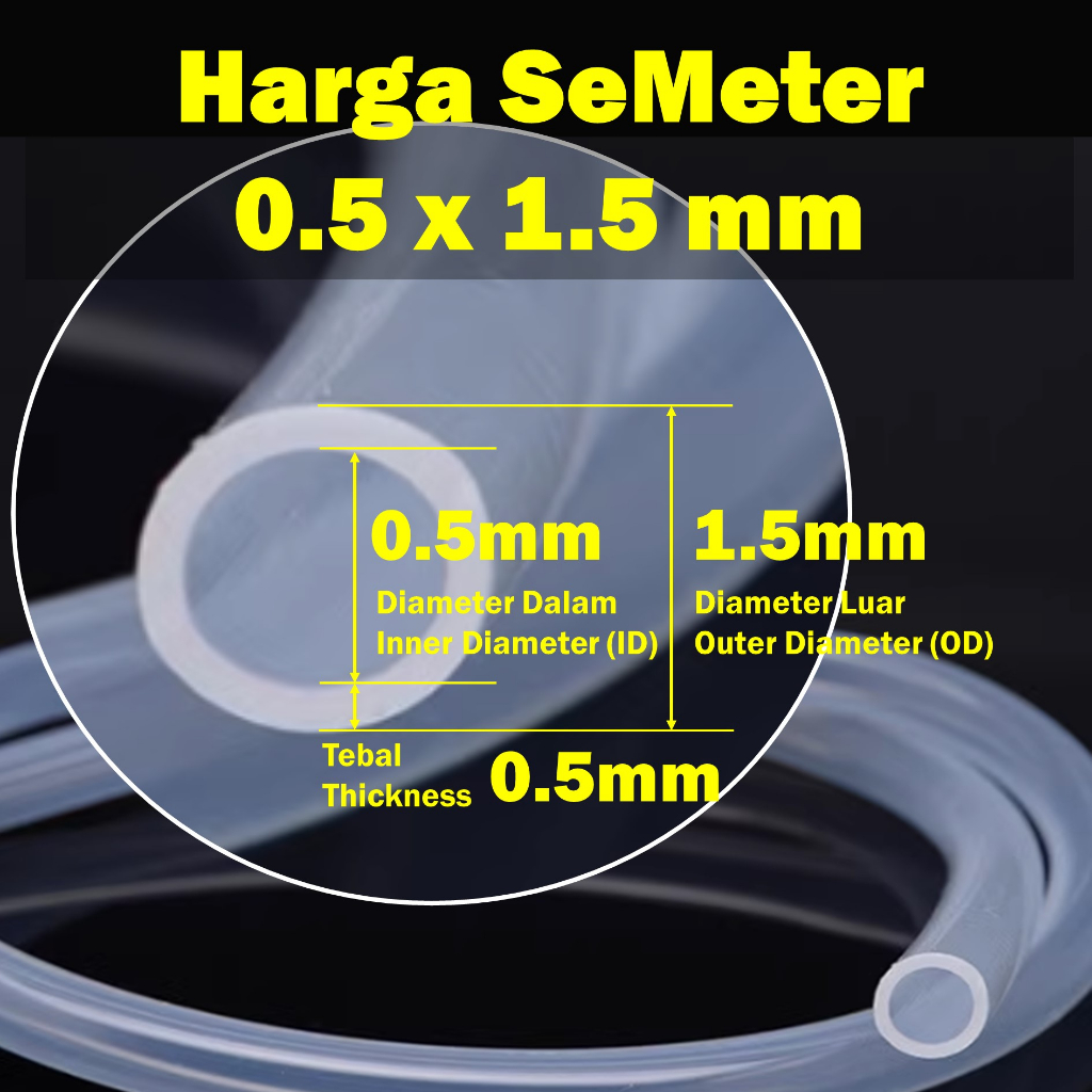 Food Grade Tiub Silikon | Silicone Rubber Tube | Transparent Tube ...