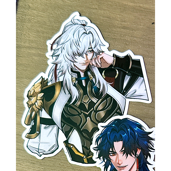 4-inch Honkai Star Rail stickers (JINGYUAN, BLADE, DANHENG, SAMPO ...