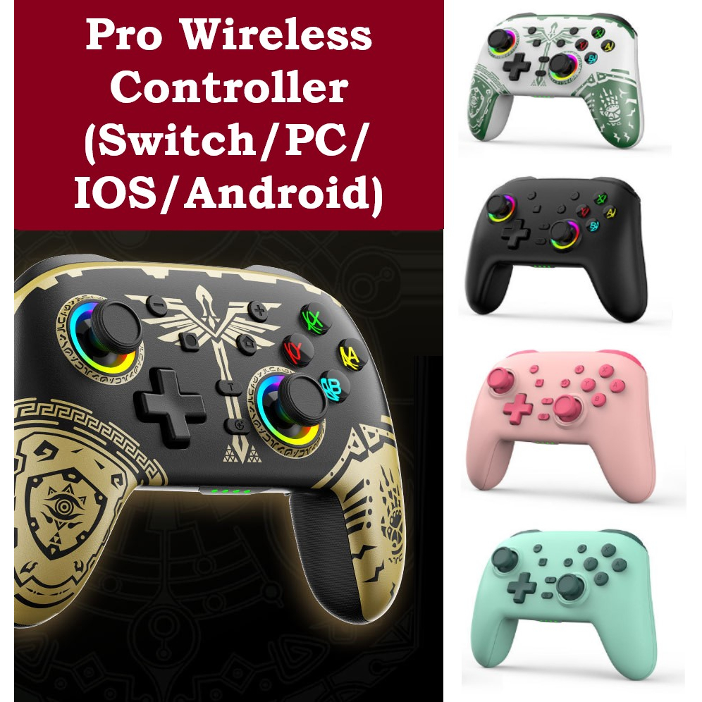 Wireless Game Pro Controller for Nintendo Switch PC Mobile | Shopee ...