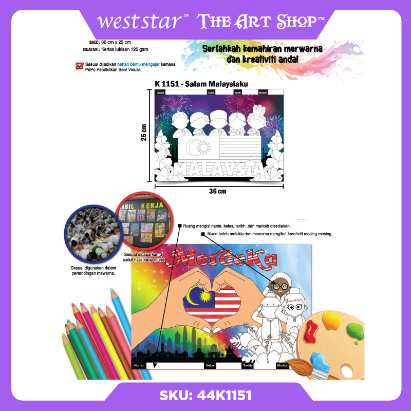 [Weststar TAS] Merdeka Topeng Muka / Rampaian Mewarna / Top Graduan ...