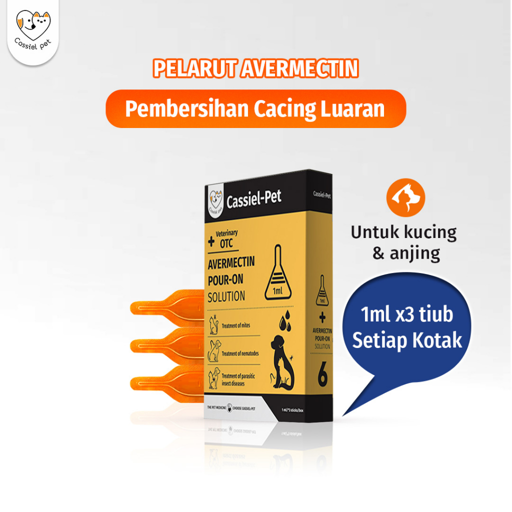 Cassiel Pet Tick and Flea Spot Treatment for Cats & Dogs Repellent Anti-Flea Anti-Itching Tasty ...