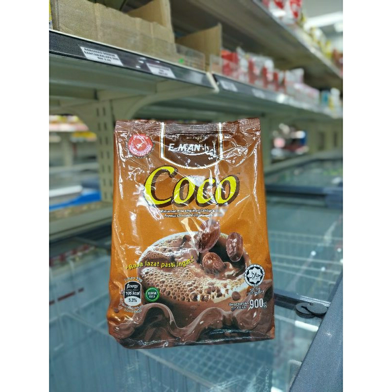 E-man Coco minuman pracampuran coklat dan kurma | 900g | Shopee Malaysia