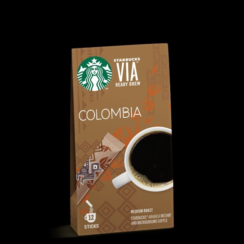 CLEARANCE SALE expiry 08/2023 Starbucks VIA Colombia medium roast 12 ...