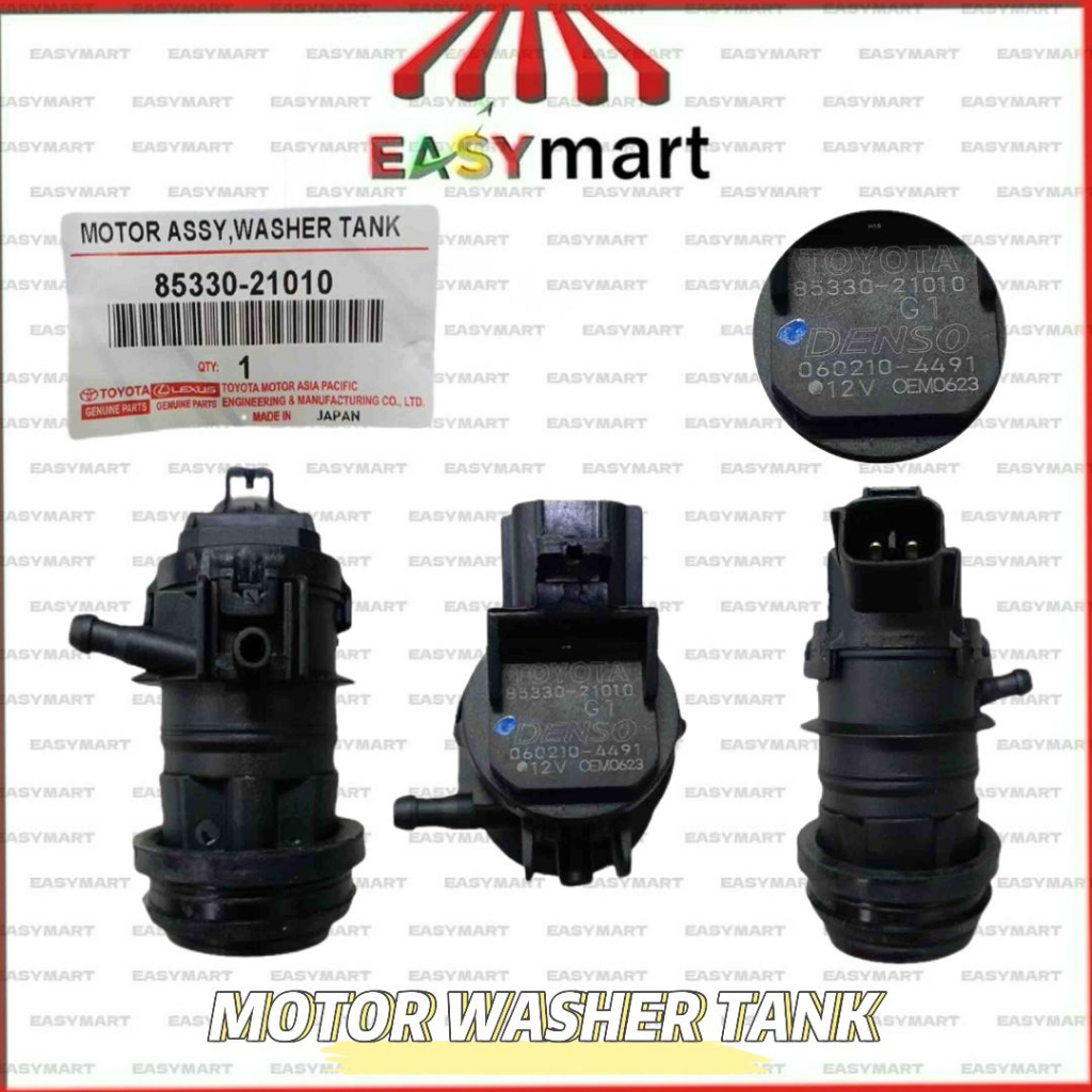 Washer Pump Tank Motor Hilux KUN25 Vios NCP150 Altis ZZE14 Fortuner ...