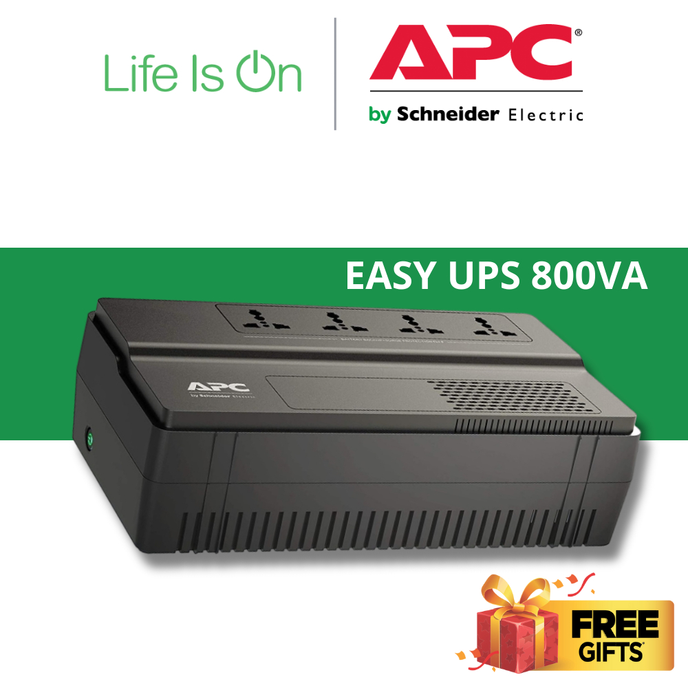 APC Easy UPS AVR BV800I-MS, 800VA, Floor/Wall Mount, 230V With 4x ...