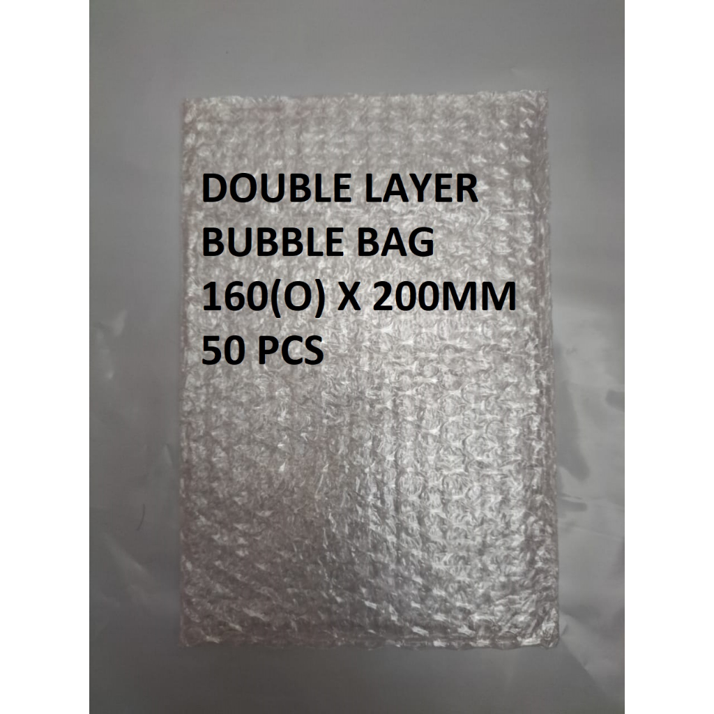 50 PCS DOUBLE LAYER BUBBLE BAG | Shopee Malaysia