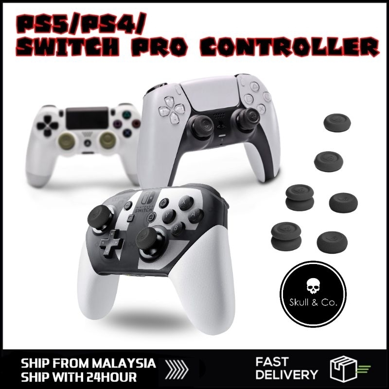 Skull & Co PS5 / PS4 / Switch Pro Controller ThumbGrip Joystick Cap Set | Shopee Malaysia