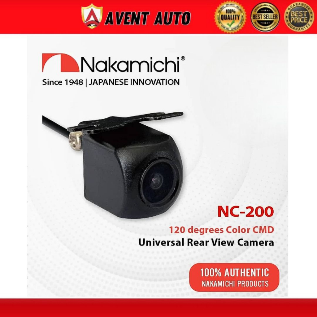 NAKAMICHI NC-200 - REVERSE CAMERA REAR VIEW CAMERA | UNIVERSAL | CAMERA ...