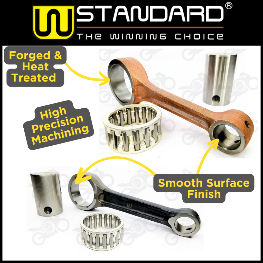 Con Rod [NOUVO/RXZ/SMASH/SRL/SRE/SRX/SYM/WAVE/VARIO/Y/Y15/Y15ZR/125Z/FI ...
