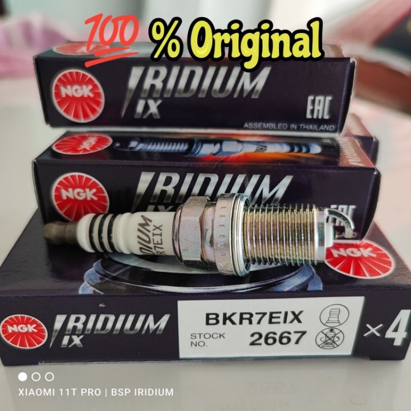 💯% Original 🇯🇵 BKR7EIX ( 2667) BKR7EIX-11( 6998 ) Ngk ix Spark Plug ...