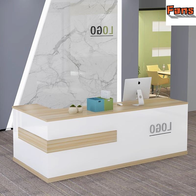 INS Modern Counter Kaunter Cashier Reception Front Desk With Drawer ...