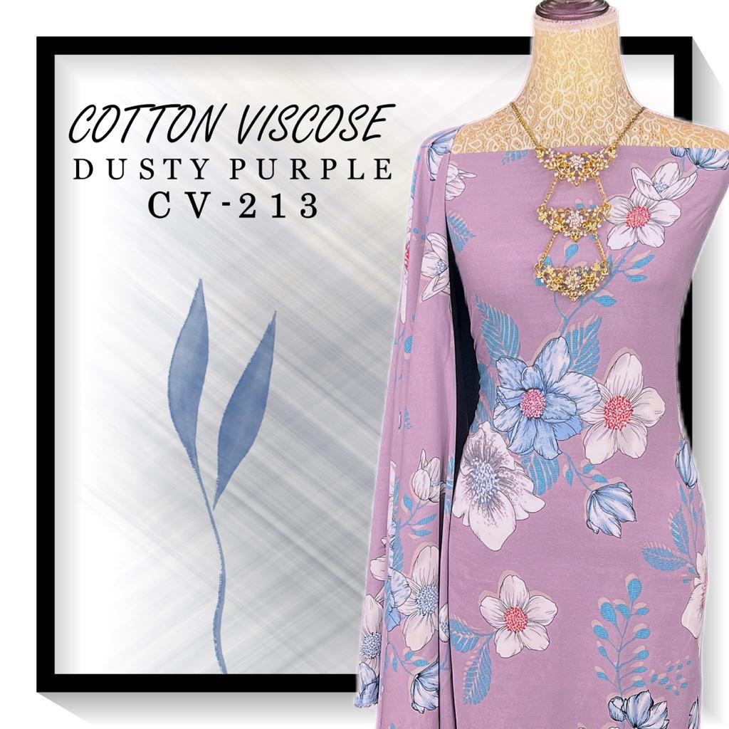 Kain Cotton Viscose Murah Kain Pasang Printed Premium Lembut Tak Panas ...