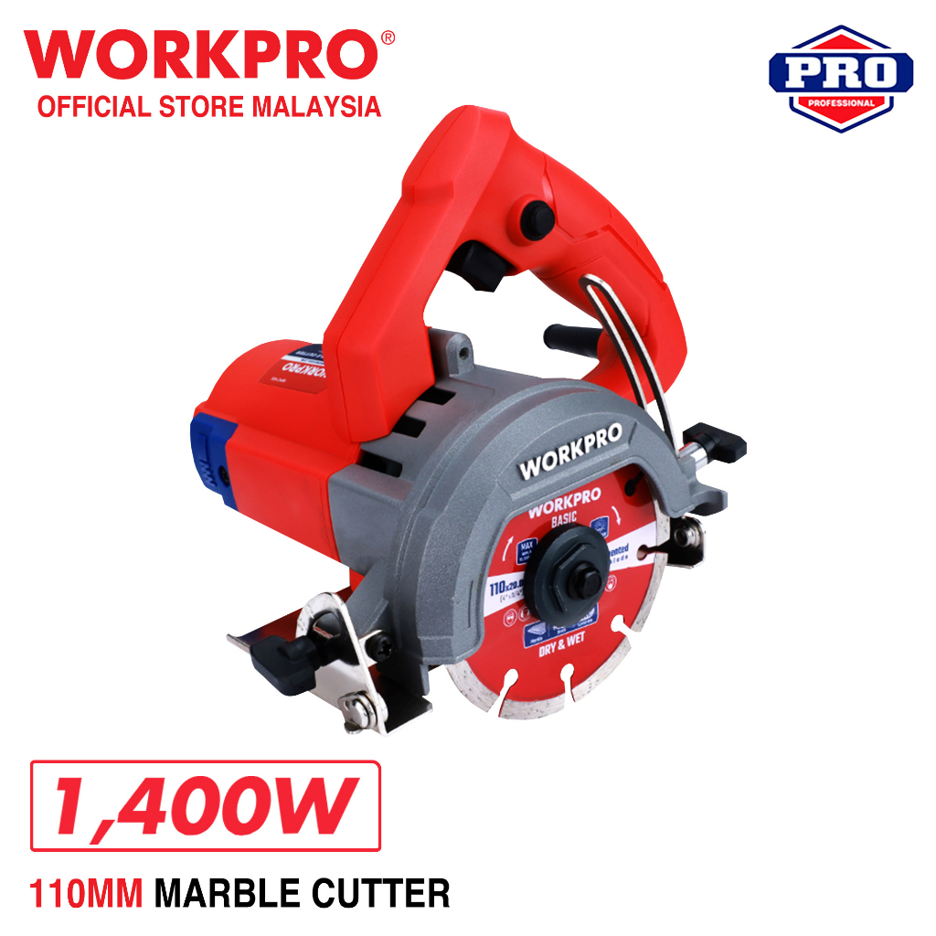 WORKPRO 110MM MARBLE CUTTER 1400W | Shopee Malaysia