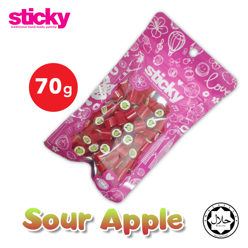 STICKY CANDY GULA-GULA VIRAL STOK SEDIA Thank You Happy Birthday Gift I ...