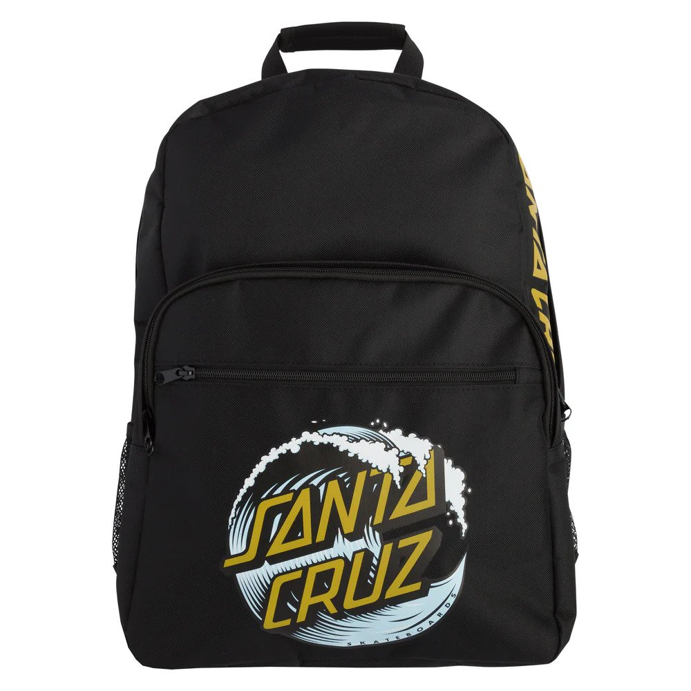 Santa Cruz Wave Dot Backpack ( Black w/Gold ) | Shopee Malaysia