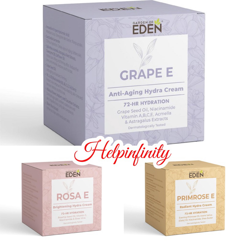 Garden Of Eden Grape E Anti-Aging Hydra Cream / Garden of Eden Primose ...