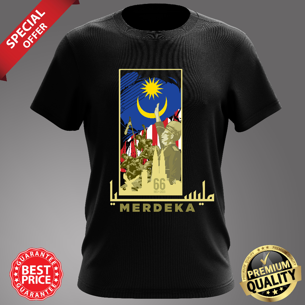 BAJU MERDEKA JAWI 2023 SPECIAL EDITION ROUND NECK T-SHIRT | Shopee Malaysia