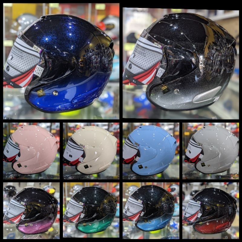 💯 Original Helmet ARC Ritz Pastel Two Tone Special 2 Raya Edition 2023 ...