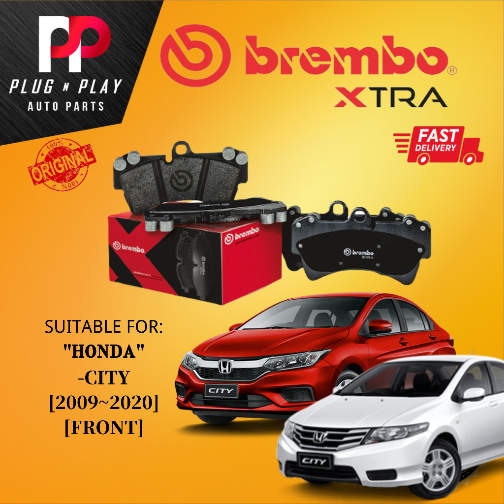 BREMBO RACING XTRA HONDA CITY TMO T9A GM6 [2009~2020] FRONT (DEPAN) FW ...