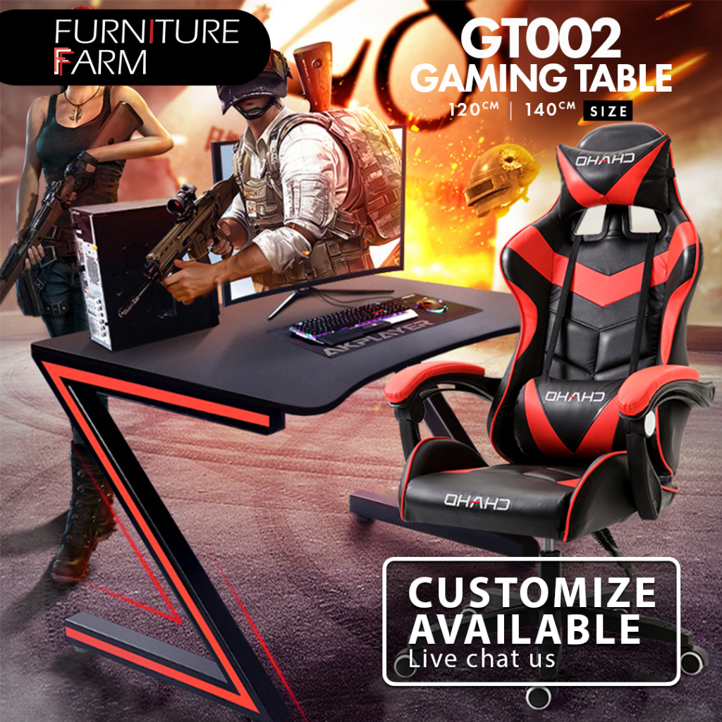 FURNITURE FARM: [GAMING SERIES] GT002 Gaming Table / Study Table ...