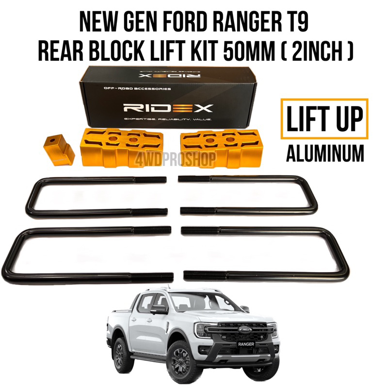 THAILAND RANGER T9 lift up Rear Suspension Alum Block Adapter Lift Kit ...