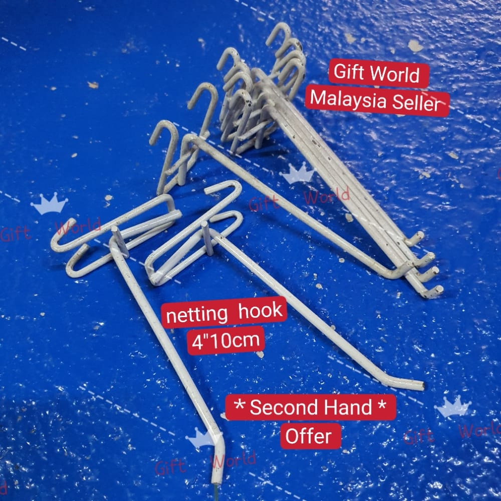 ---Used Item ---- Netting Hook 1 Set 10pc ** Malaysia Ready Stock Ship ...