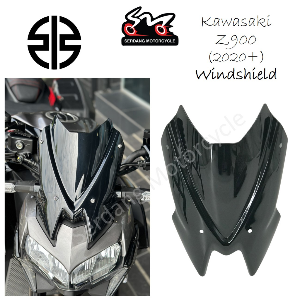 Kawasaki Z900 (2020+) Windshield Cap Cover Windscreen Cowling Visor ...