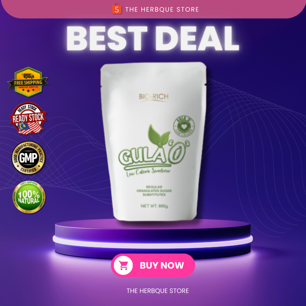 GULA O ORIGINAL PENGANTI GULA YANG SIHAT UNTUK MENGAWAL KOLESTROL 800G ...