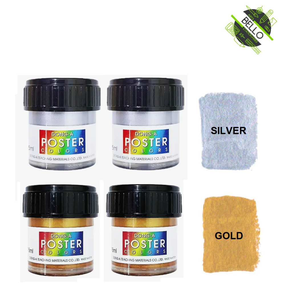 Buncho Dong - A Poster color 15ML Silver / Gold | Shopee Malaysia