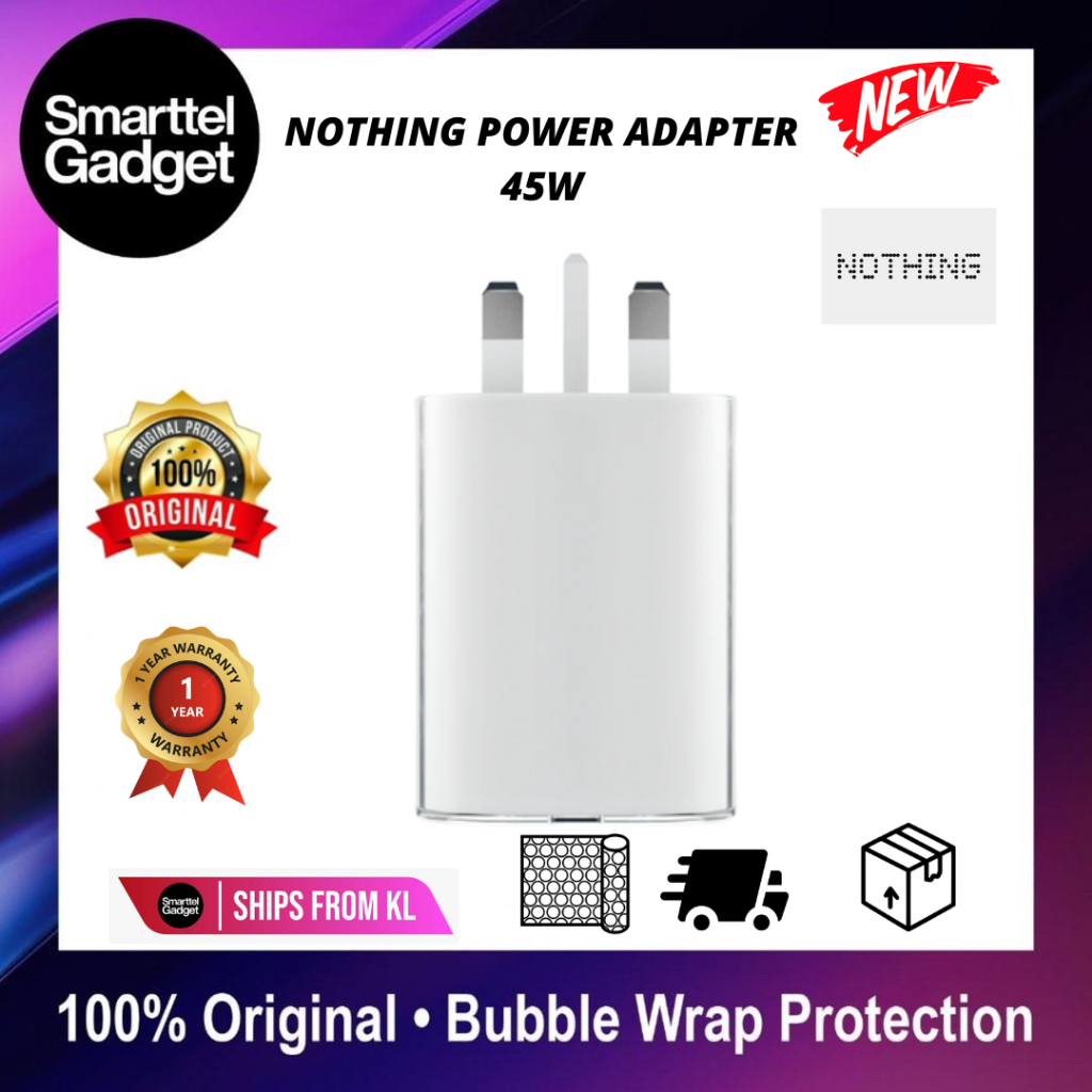 NOTHING POWER ADAPTER 45W (C347) | CMF GaN Charger POWER ADAPTER 65W ...