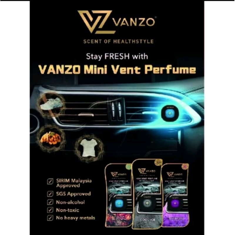 Vanzo Mini Car Vent 22g | Shopee Malaysia