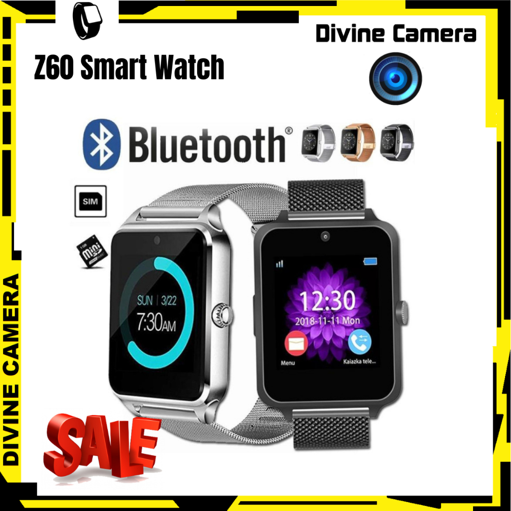 Z60 Bluetooth Smart Watch (CRAZY CLEARANCE & NEW IN BOX) | Shopee Malaysia