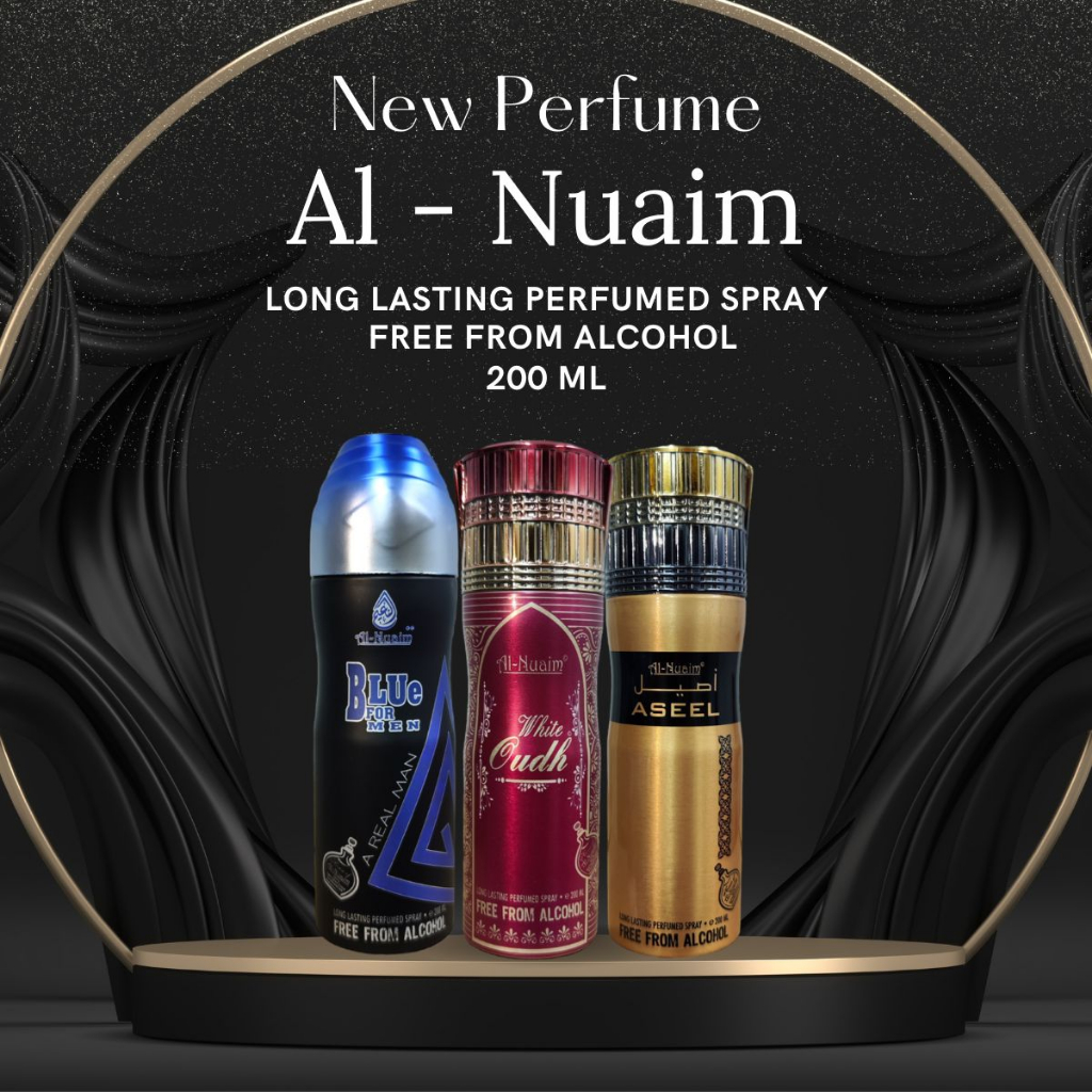 Al Nuaim Perfume Body Spray Original Collection 200 ML Free from ...