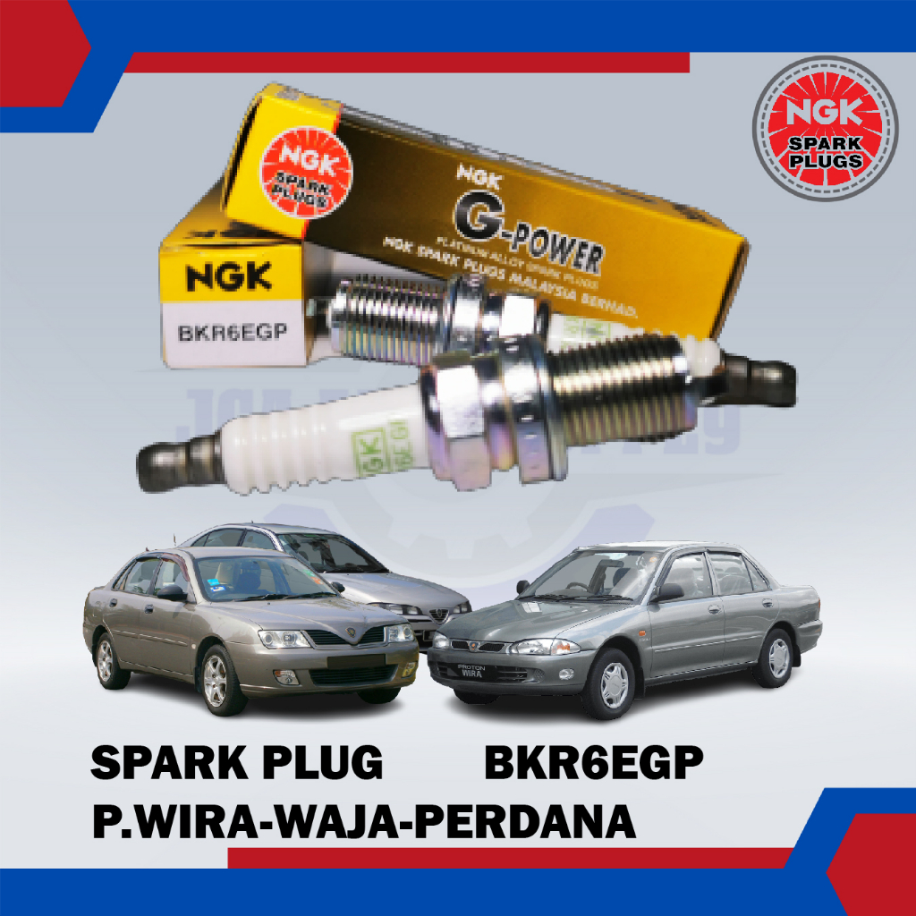 Spark Plug Set (4pcs) - Proton Wira – Waja – Perdana – Perodua Myvi – Kembara – Avanza – NGK G ...
