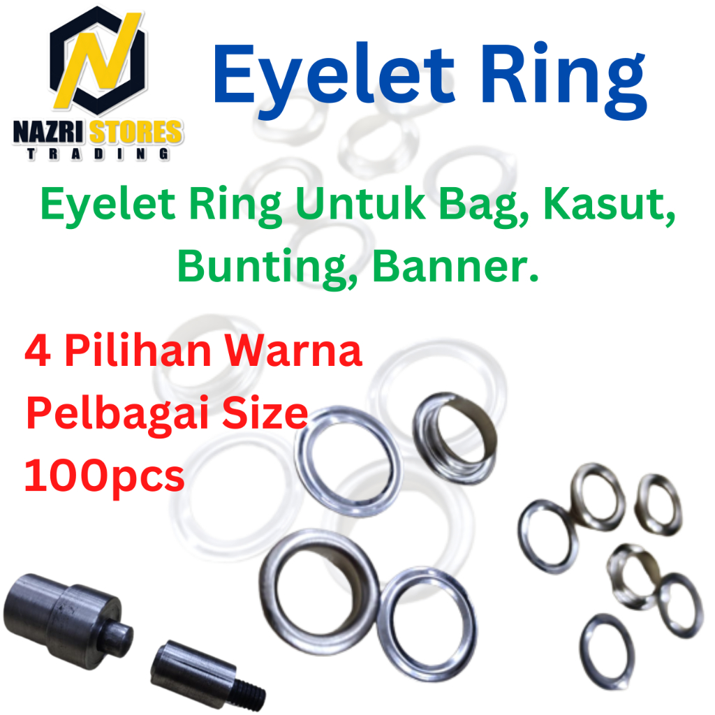 Eyelet Ring - Eyelet Grommet Eyelet Beg Eyelet Bag Eyelet Ring - Multi ...