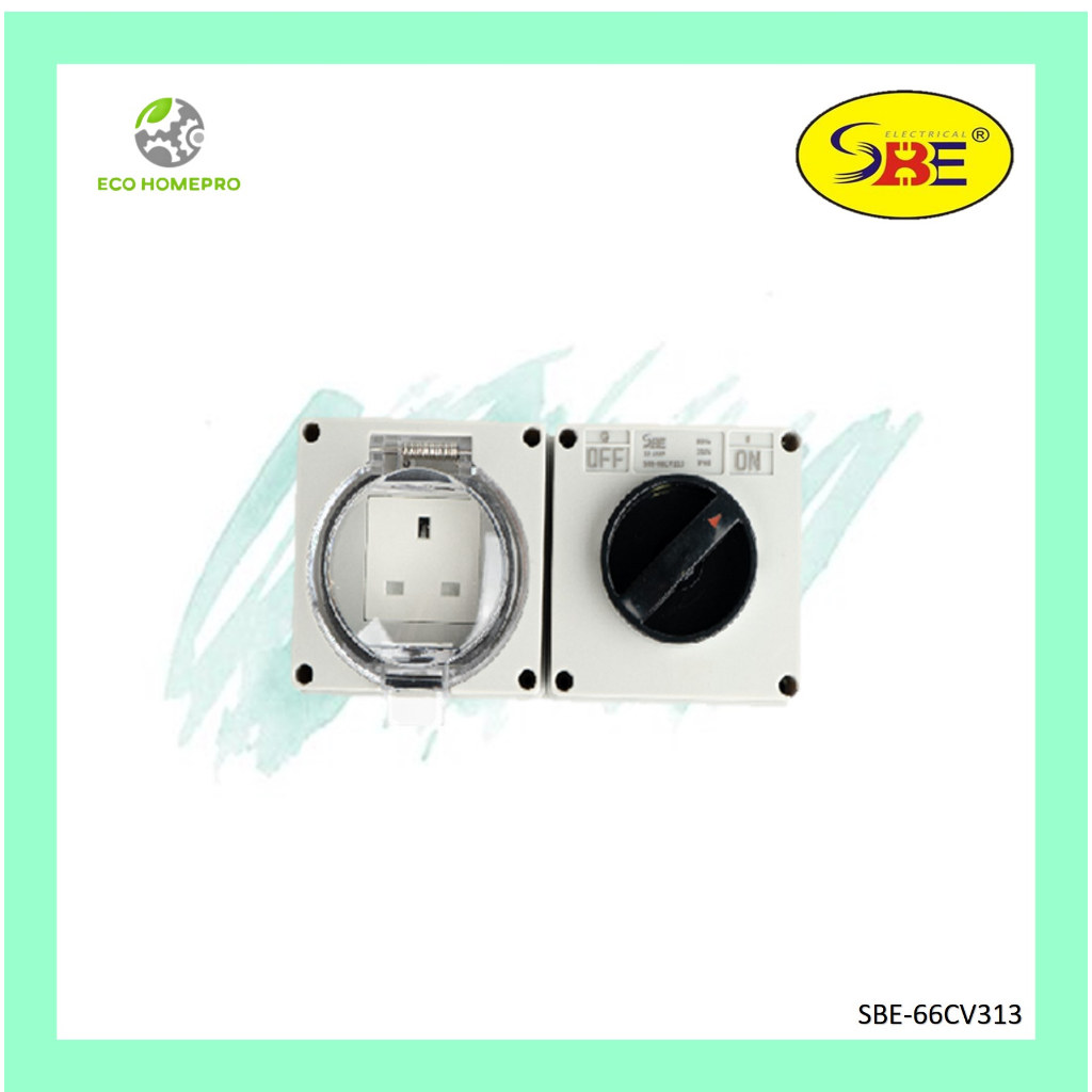 SBE 13A Weatherproof Switch Socket SBE-66CV313 | Shopee Malaysia