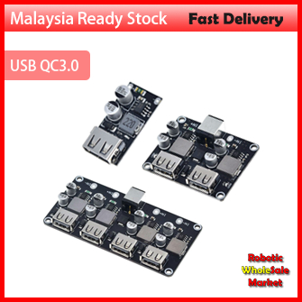 USB QC3.0 QC2.0 DC-DC Buck Converter Charging Step Down Module 6-32V 9V 12V 24V to Fast Quick ...
