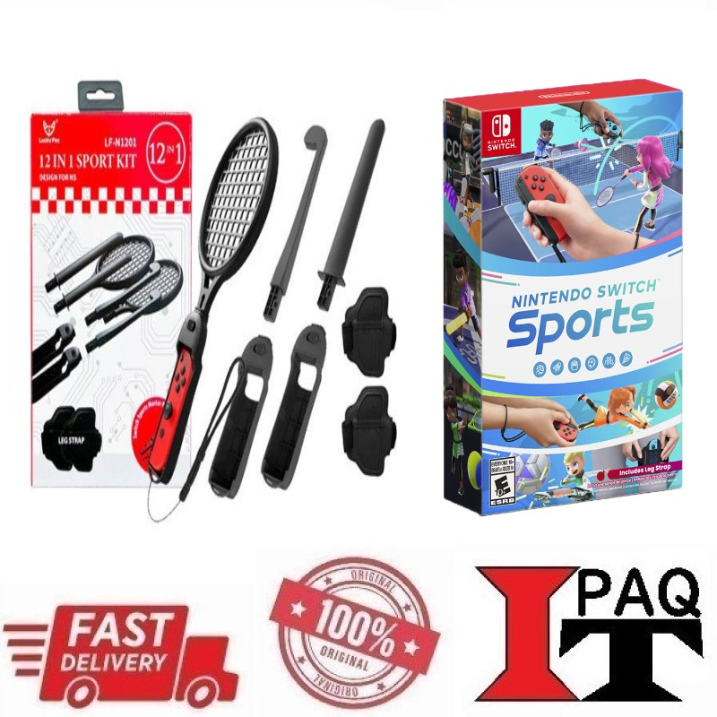 Nintendo Switch Sports Bundle 12 in 1 Sport Kit LF-N1201A / LF-N1201 ...