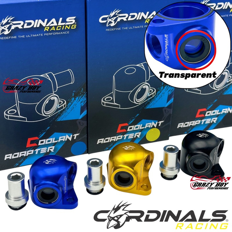 CARDINALS RACING THERMOSTAT BYPASS ALLOY CNC 2IN1 Y15ZR V1 V2 LC135 V1 ...