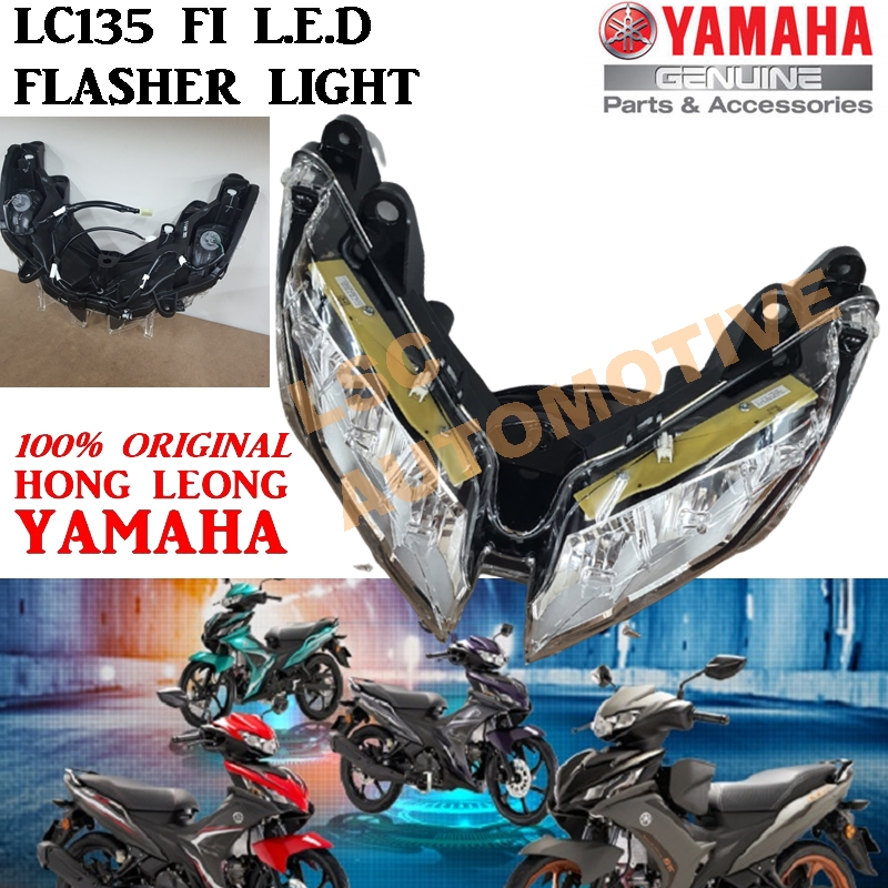 YAMAHA LC135 V8 FI FRONT FLASHER LIGHT LCV8 FI SIGNAL LAMP 135LC FI SIGNAL DEPAN / 100% ORIGINAL ...