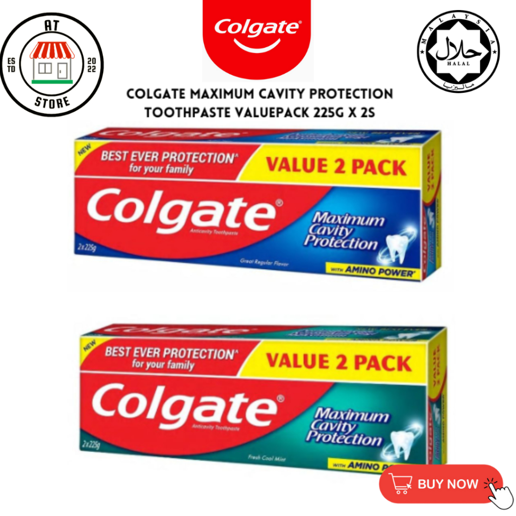 Original Stock Colgate Maximum Cavity Protection Toothpaste Valuepack ...