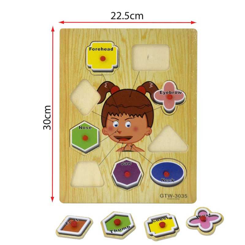 Puzzle My Body (Anggota Muka) | Shopee Malaysia
