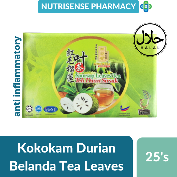 Kokokam Soursop Leaves Tea Durian Belanda Teh 2.5g x 25's | Shopee Malaysia