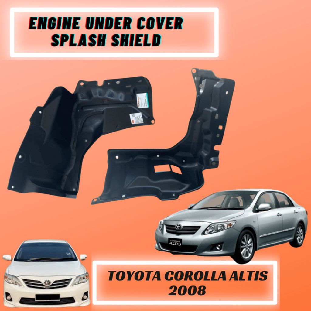 ENGINE UNDER COVER TOYOTA COROLLA ALTIS ZZE141 ZZE142 2008-2013 PENUTUP ...