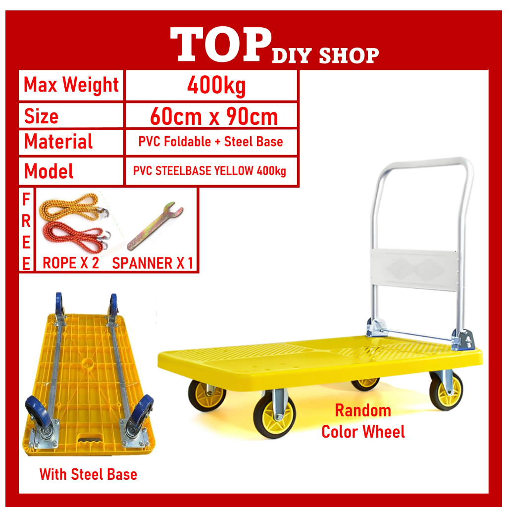 450Kg ABS Premium Trolley Heavy Duty Troli Barang Trolley Foldable ...