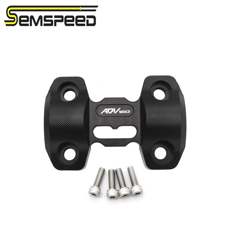 SEMSPEED ADV160/150 Motorcycle Handlebar Riser Bars Clamp Pivoting Fit ADV 160 Modified ...