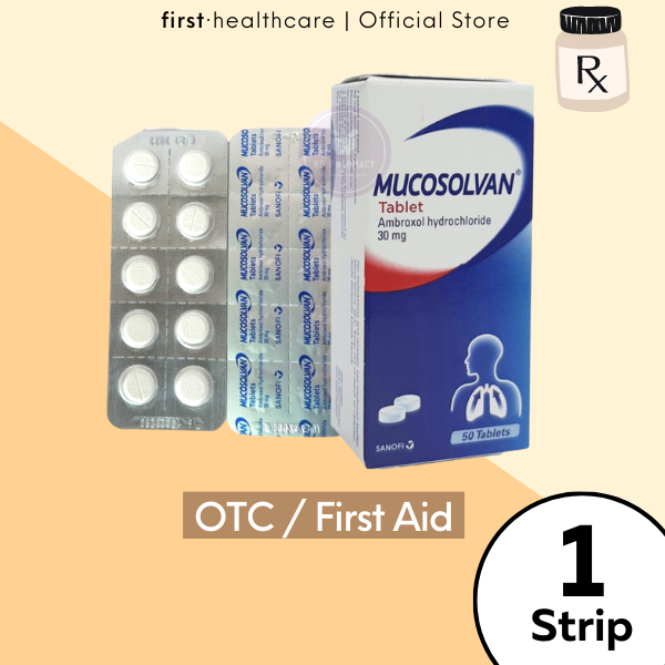 [READY STOCK!] Mucosolvan Tablet Ambroxol Hydrochloride 30mg Relieves ...