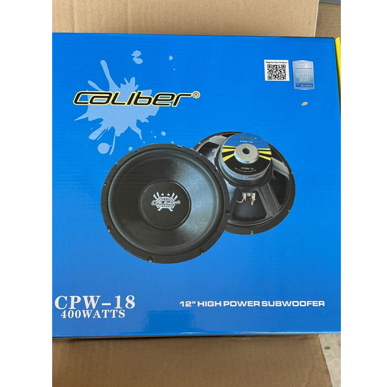 CALIBER 12" Car Woofer 400Watts Power Subwoofer Speaker (CPW-18 ...